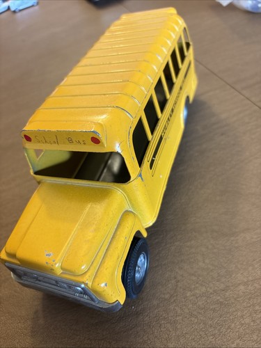 Vintage Hubley School Bus Pressed Steel 1960's Authentic RARE | eBay