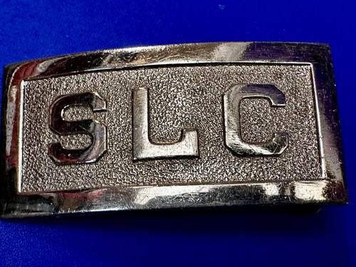 SLC High School Uniform? Initials Letters Antique Belt Buckle | eBay