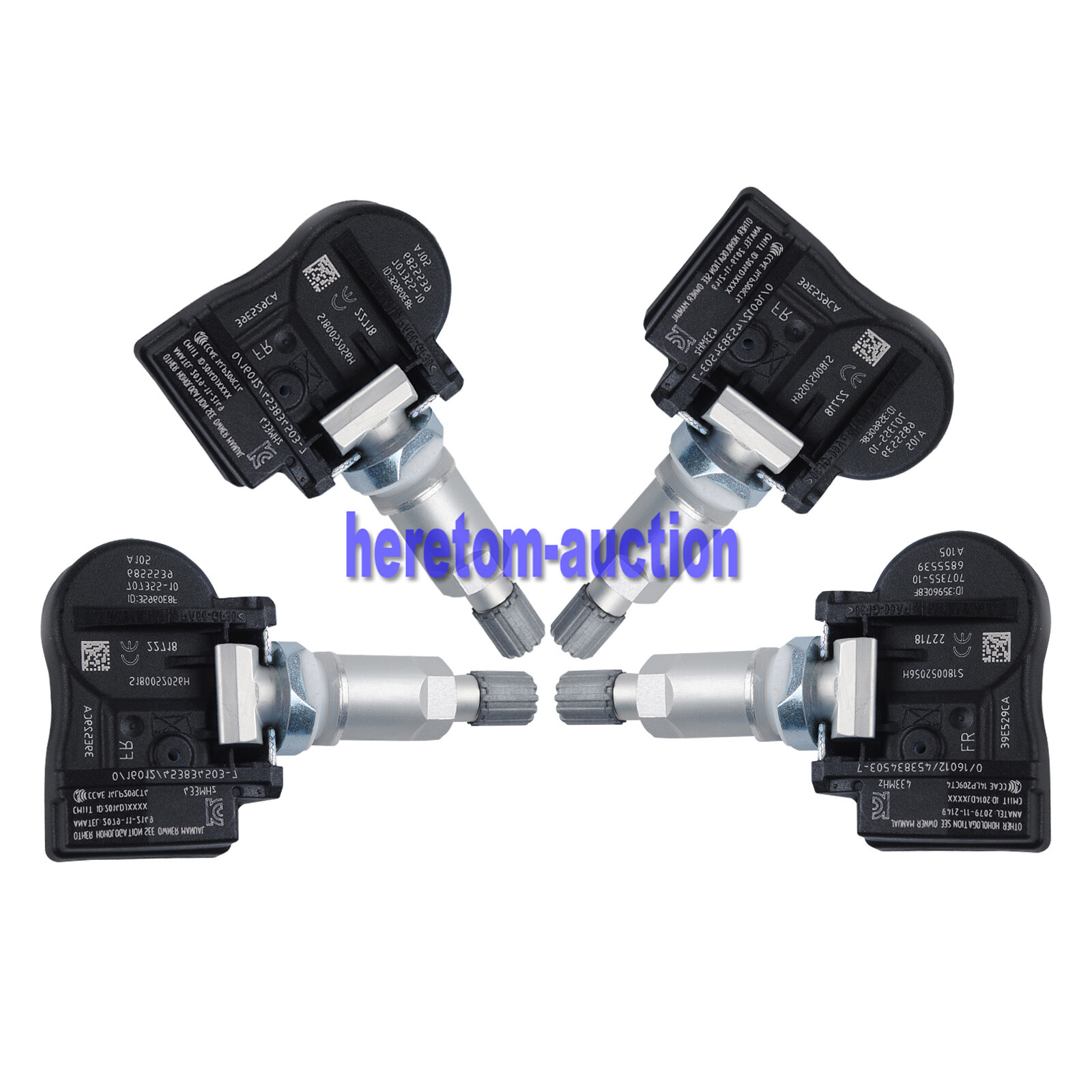 4x TPMS Tire Pressure Sensor 6855539 For BMW 2014-2018 M3 M4 F30/F32 ...