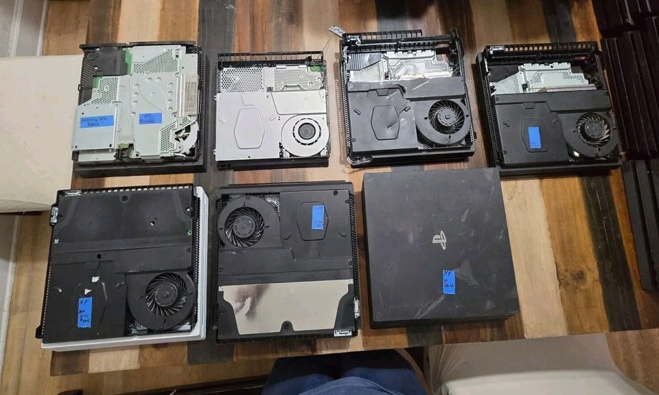 Lot of 7 Broken/Damaged Salvage - Sony PlayStation 4 Slim Pro PS4 ...
