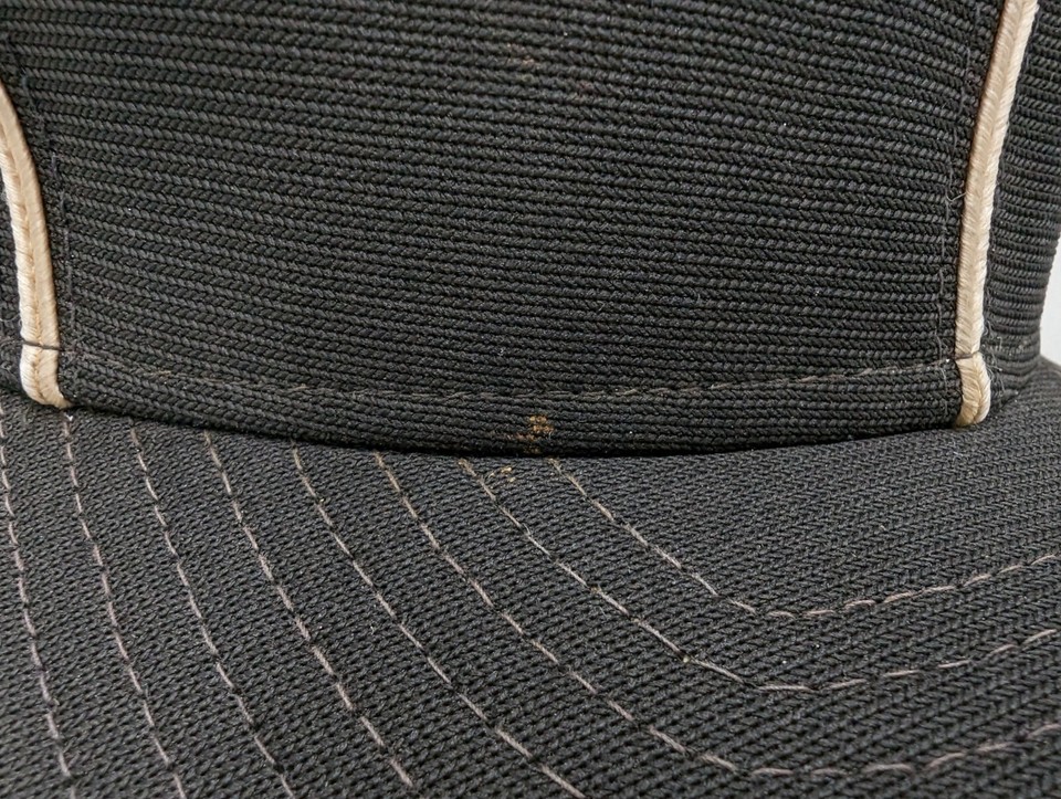 Vintage NFL Referee Hat Mens Size 6 7/8 Black New Era Pro Model Made In ...