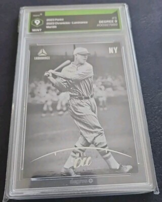 2023 Panini Chronicles Luminance Mel Ott Card Number 3 Degree Grading 9 ...