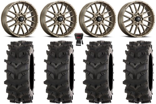 ITP Hurricane 20" Wheels Bronze 33" Out&Back Max'd Tires Textron ...