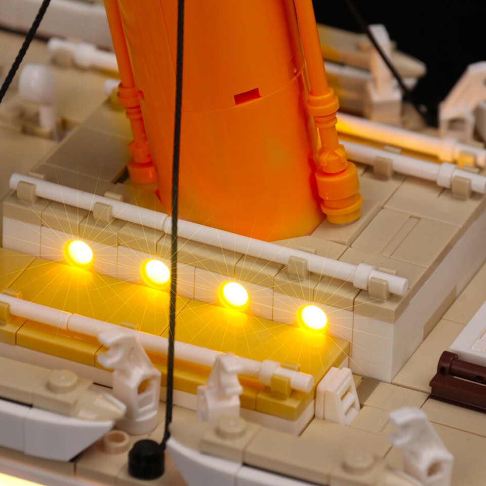 LocoLee LED Light Kit for Lego 10294 Creator Expert Titanic Ship Remote ...
