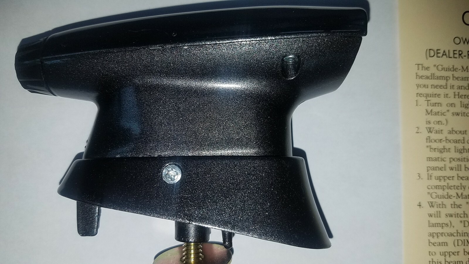 1963, 1964 Cadillac Guide-Matic automatic headlight dimming system ...