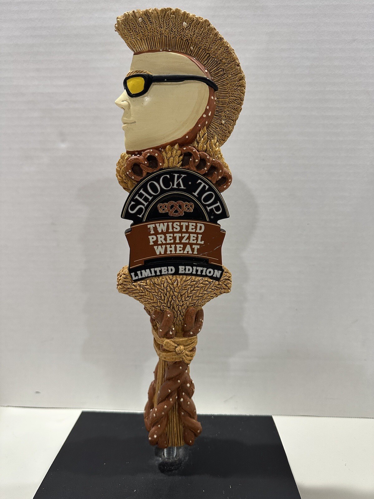 Shock Top Twisted Pretzel Wheat Limited Edition Beer Tap Handle 12”Tall ...