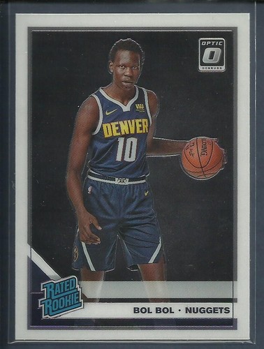 Bol Bol RC 2019-20 Panini Donruss Optic Rated Rookie Card # 162 Nuggets ...