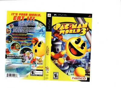 Pacman World 3 PSP ARTWORK ONLY Authentic | eBay