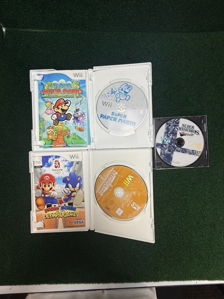 Wii Game Lot including Super Smash Brawl (Disc Only) | eBay