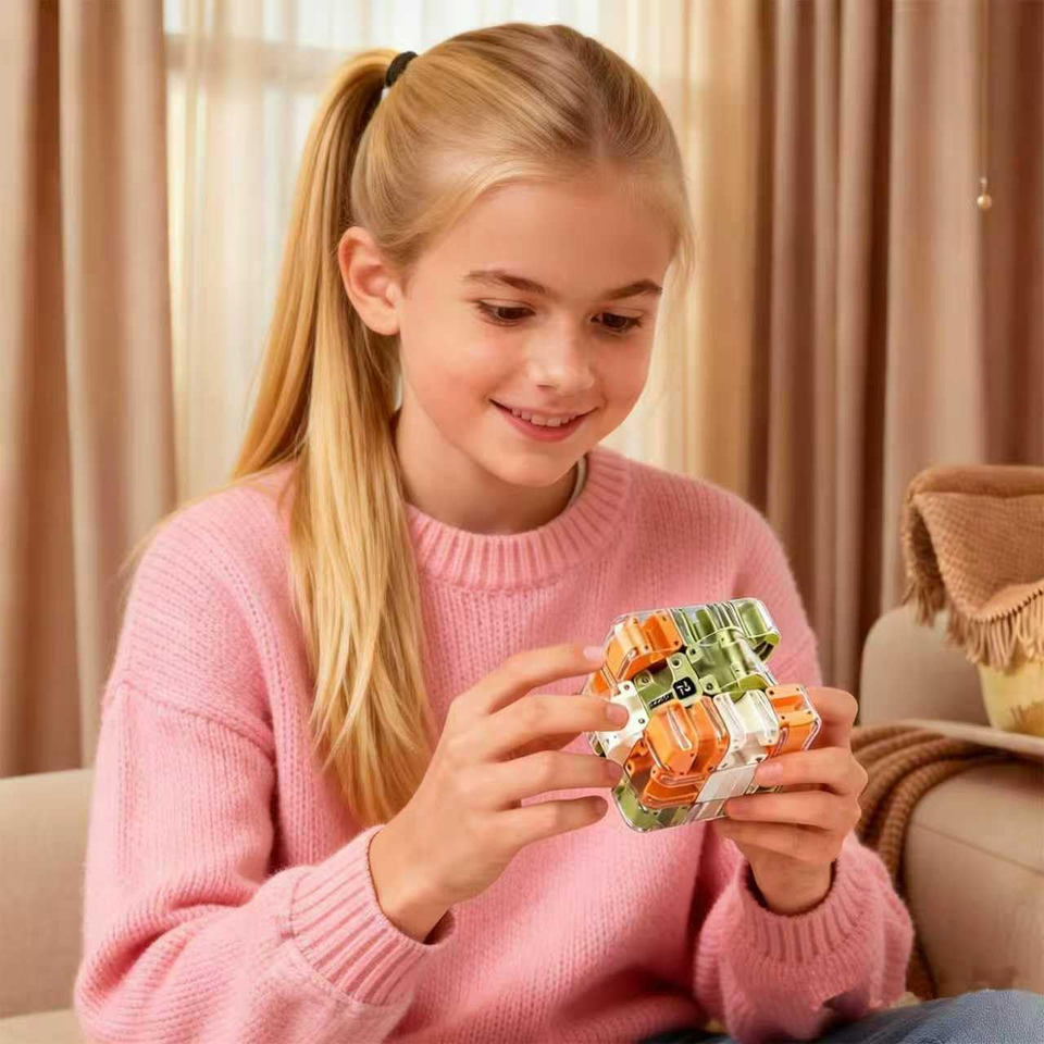 Large Labyrinth 3D Maze Cube, Grande Labirinto 3D Puzzle Maze Cube Cubo ...