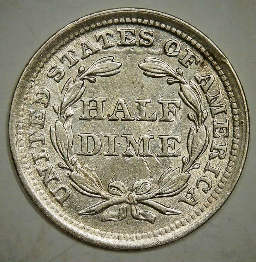 1853 Arrows__Half Dime, Seated Liberty__Silver, Coin | eBay