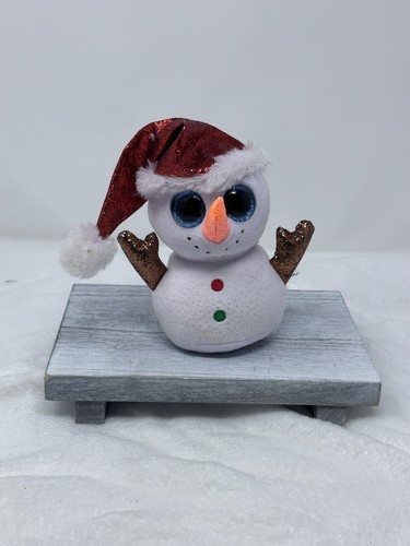 Ty Beanie Boos FLURRY the Snowman 6" Beanbag Plush Stuffed Toy w ...