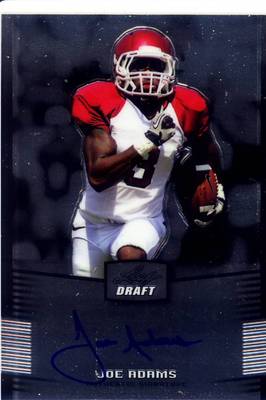 joe adams rc rookie draft auto autograph arkansas razorbacks college ...