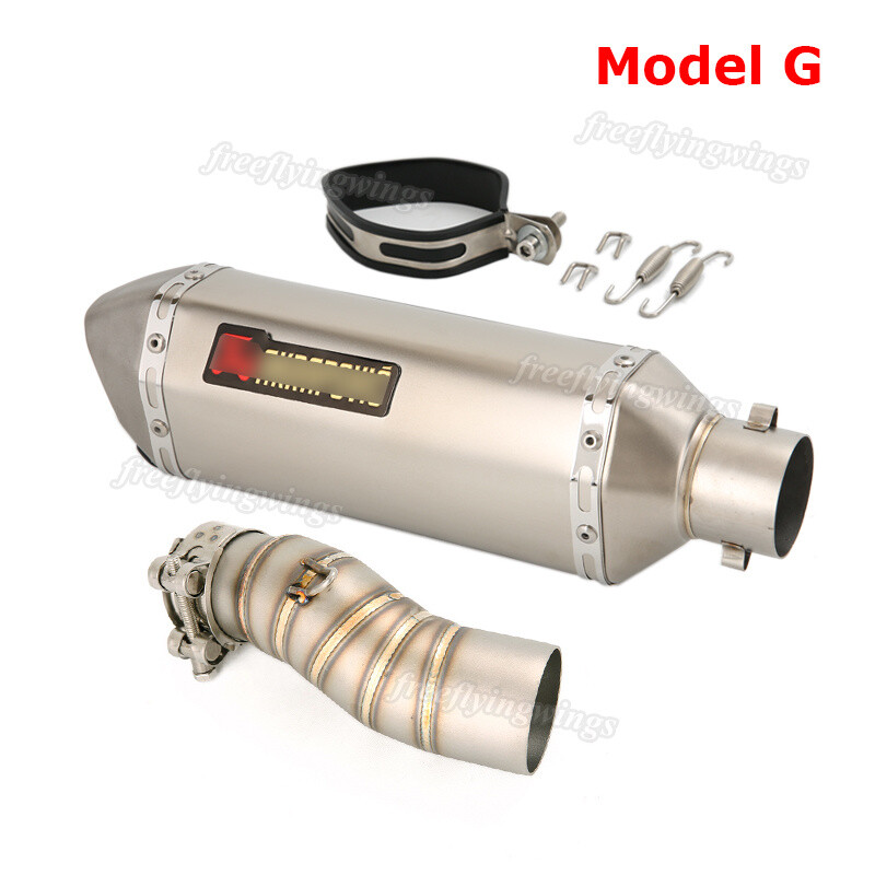 Slip For CF-Moto 450SR 450SS 450NK 2022-2024 Black Mufflers Tip Exhaust ...