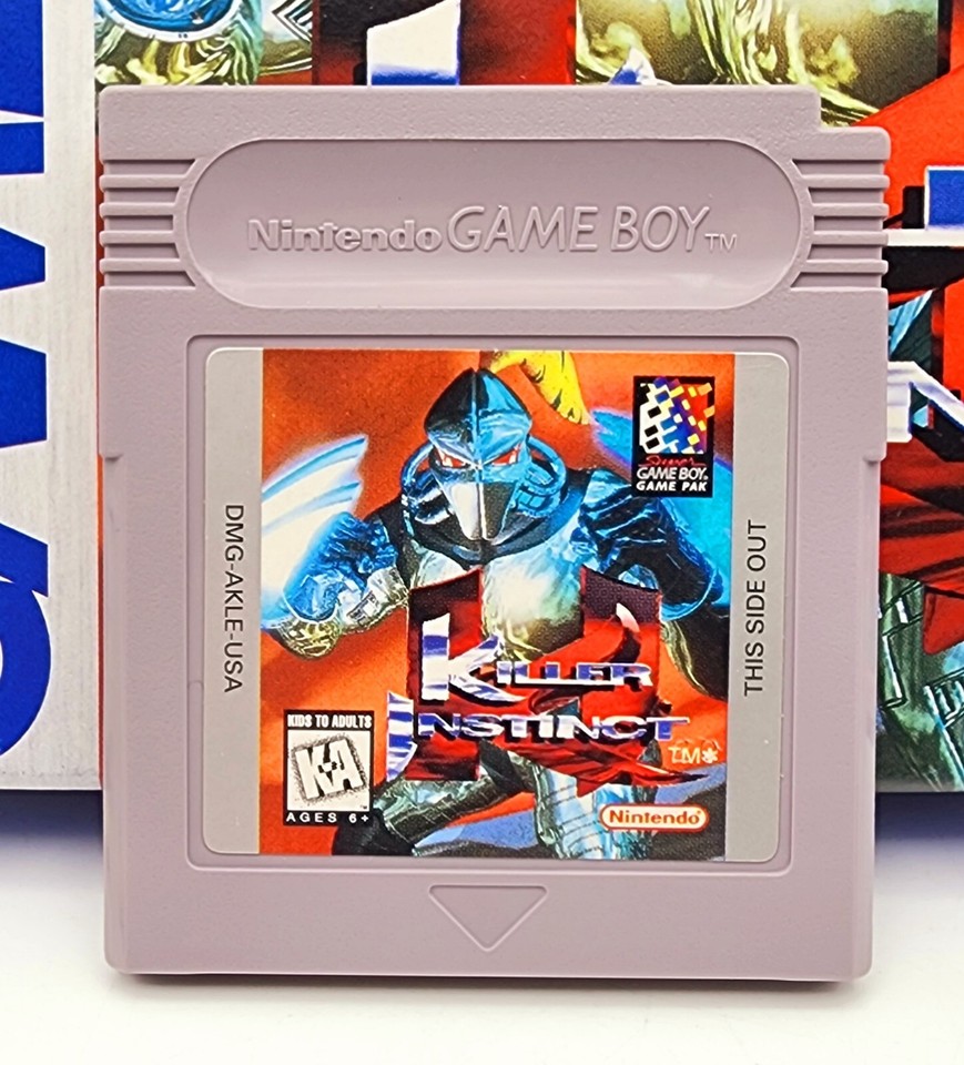 Killer Instinct (Nintendo Game Boy) Complete in Box CIB Gameboy ...