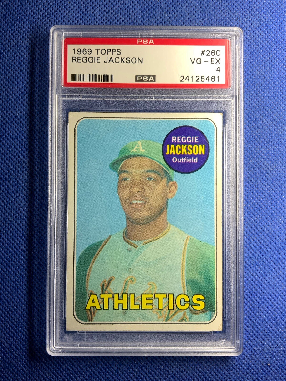 1969 Topps #260 Reggie Jackson (HOF) PSA 4 VG-EX Oakland Athletics | eBay