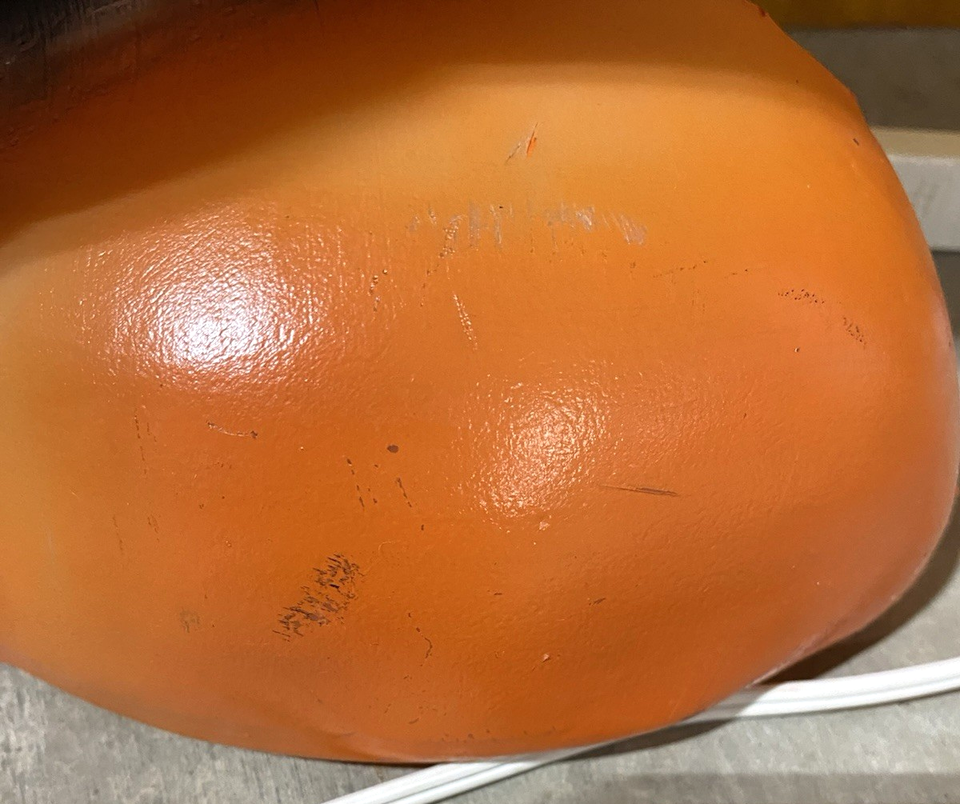 Vintage 28" Chilly Willy Penguin Blow Mold General Foam Red & Green ...