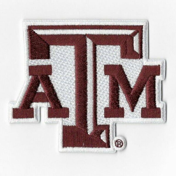 NCAA Texas A&m Aggies Iron on Patches Embroidered Badge Patch Applique ...