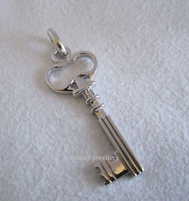 Genuine 925 Sterling Silver Key Pendant - Chain not included | eBay