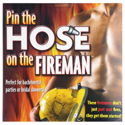 Pin The Hose On The Fireman - Fun Bachelorette Party Game | eBay