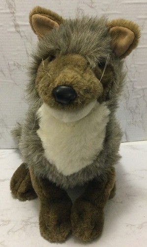 FOLKMANIS Plush Hand Puppet COYOTE Wolf Large Full Body 15” Realistic ...