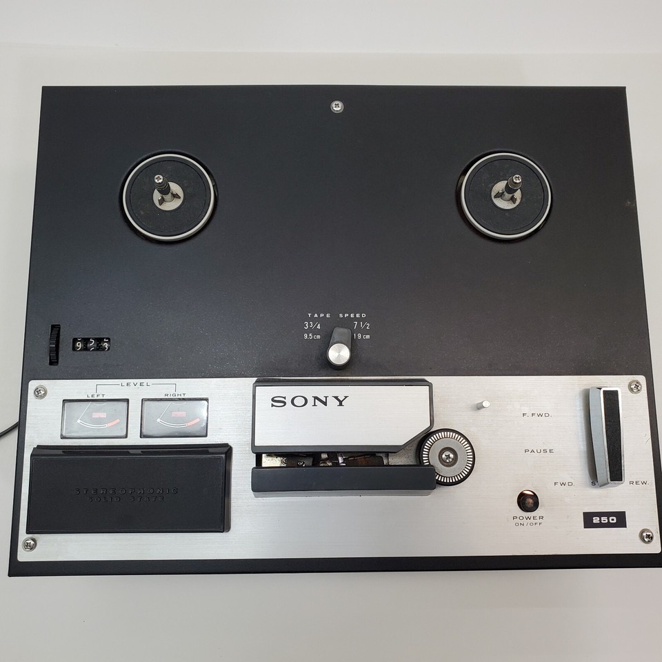 SONY TC-250A Solid State Stereo Reel-to-Reel Tapecorder Powers On | eBay