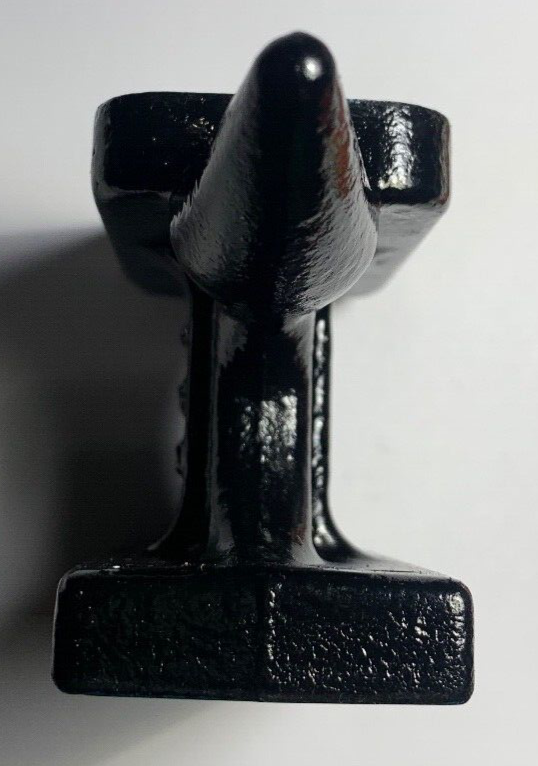 Anvil Knife Display Stand One Pound Black with Two Magnets *Knife NOT ...