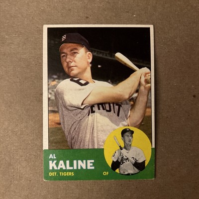 1963 Topps Baseball Al Kaline Detroit Tigers Card #25 | eBay