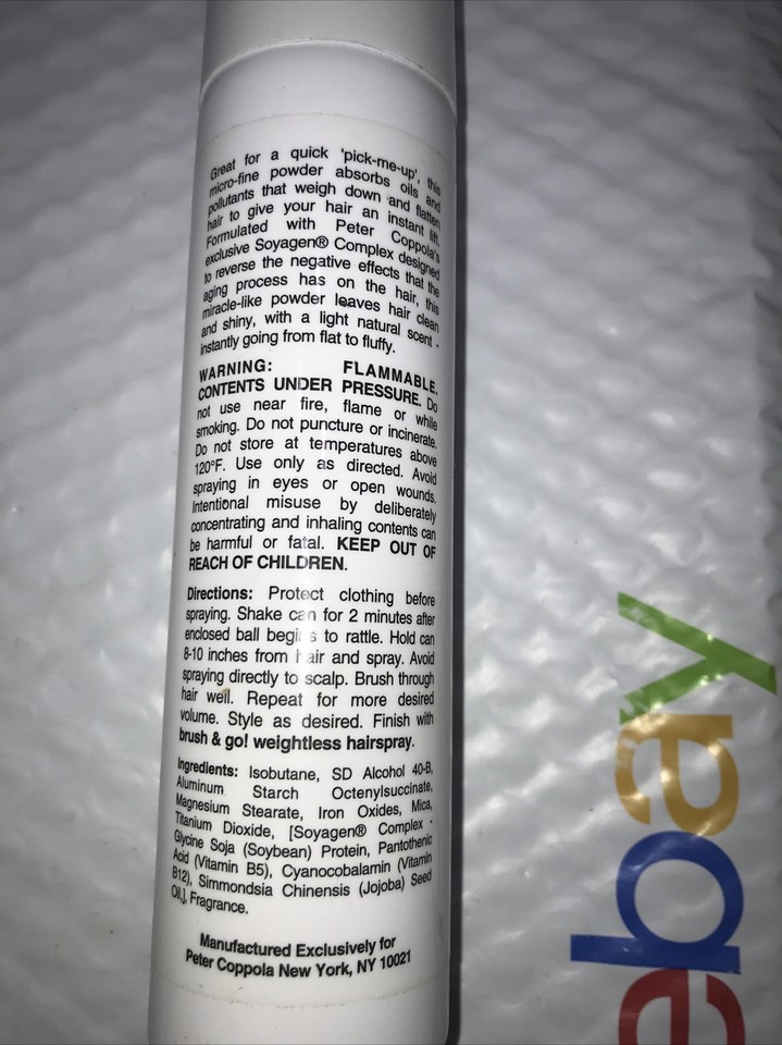 PETER COPPOLA New York Brush & Go Oil Absorbing Spray For BROWN SHADES ...