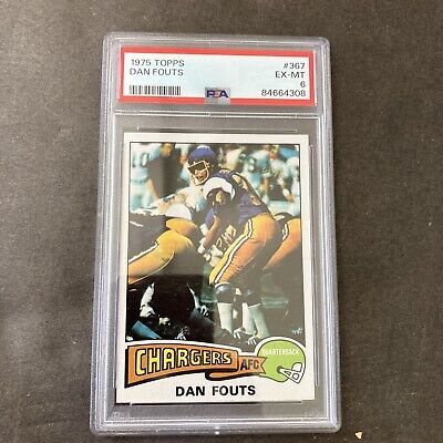 1975 DAN FOUTS #367 TOPPS FOOTBALL GRADED 6 PSA# 84664308 | eBay
