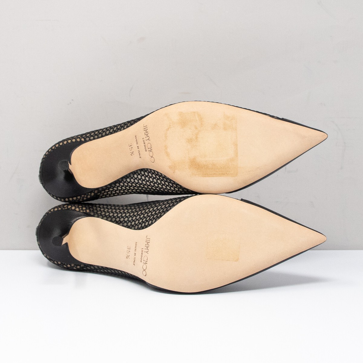 Jimmy Choo Love 85, Size 35.5 (5.5 US) Asymmetrical Mesh Jimmy Choo Love 85, Size 35.5 (5.5 US) Asymmetrical Mesh