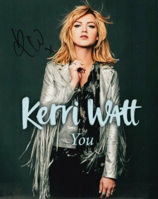 KERRI WATT AUTOGRAPH SIGNED 10X8" PHOTO (DAMAGED SEE DESCRIPTION) 55 ...