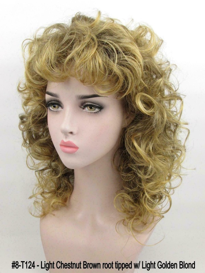 VICTORIAN LADY WIG GIBSON GIRL SOFT BANG CURLY MARIE ANTOINETTE QUEEN ...