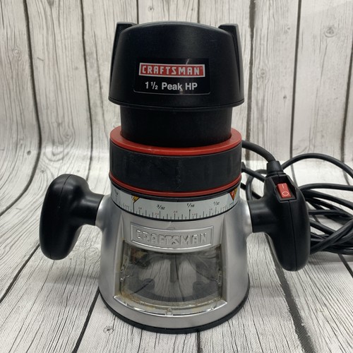 CRAFTSMAN #315.17480 ROUTER 6.5A 25,000 RPM 1/4" ROUTER VINTAGE ...