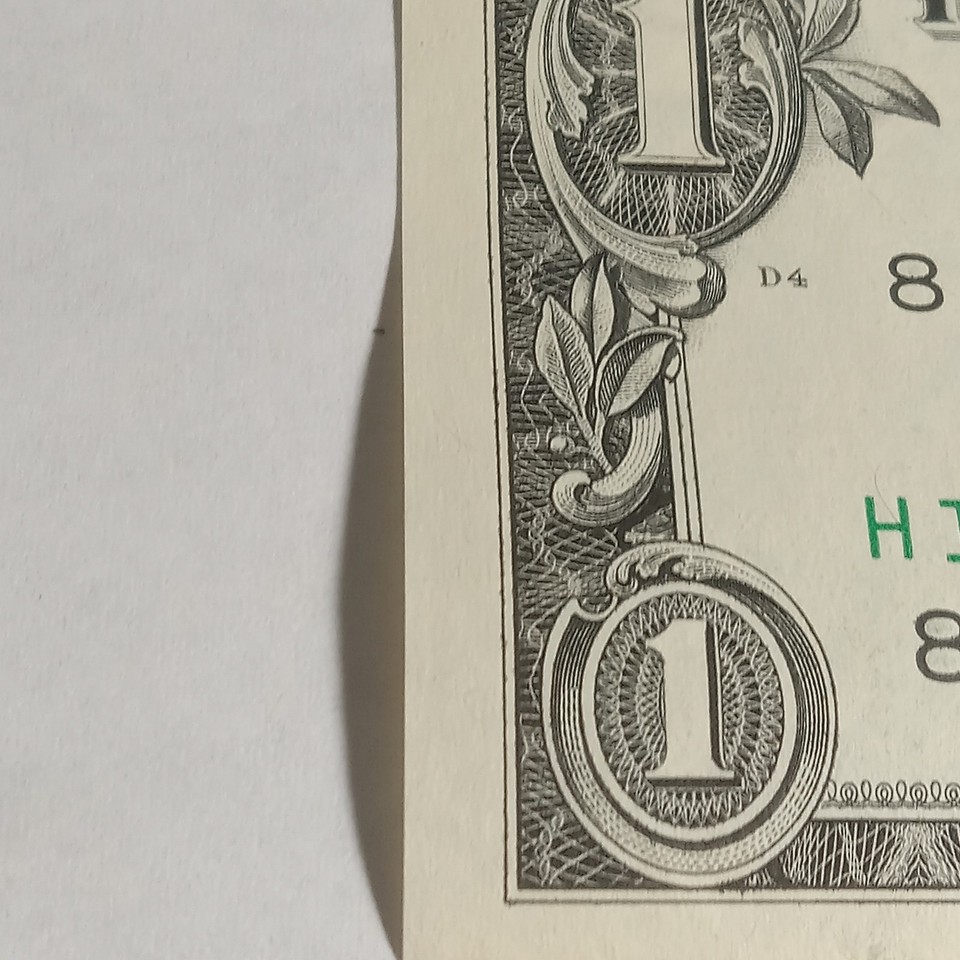 Fancy Serial Number $1 2017 One Dollar Binary Radar Note 1s & 3s | eBay