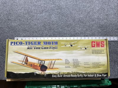 GWS Pico Tiger Moth RC Airplane Slow R/C Flyer Remote Control Airplane ...