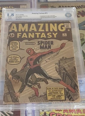AMAZING FANTASY#15 Cbcs 1.8 Restored FIRST APPEARANCE OF SPIDER-MAN ...