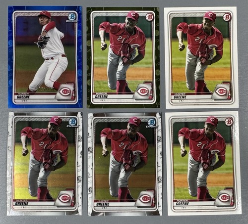 6- 2020 Bowman Hunter Greene: Draft Chrome Blue Refractor /150 *read ...