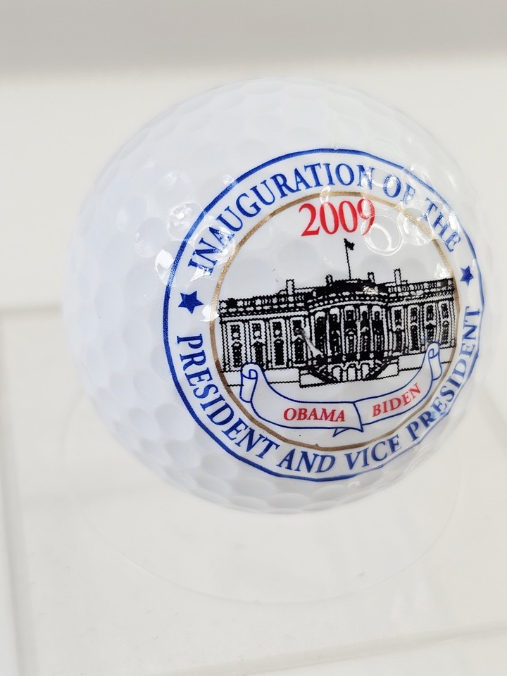 Barack Obama 44th President Golf Ball Nike 1 Biden 2009 Inauguration ...