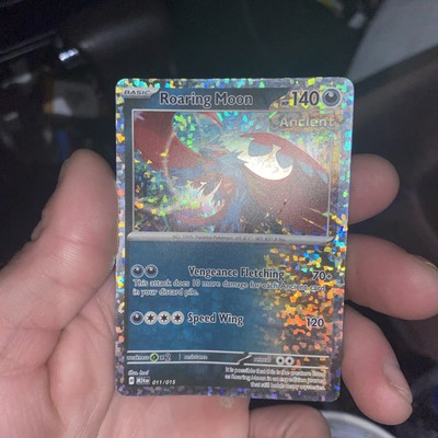 2025 Rare Holo Roaring Moon Pokémon Card Mint Condition | eBay