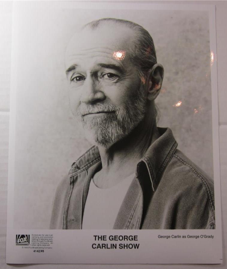 GEORGE CARLIN SHOW 1993 PUBLICITY KIT 13 STILLS 13 COLOR SLIDES SUSAN ...