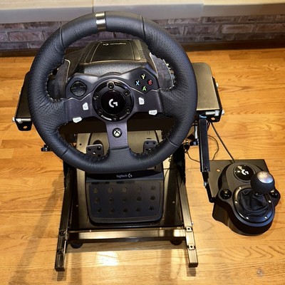 Logitech G920 Racing Wheel, Pedals, Shifter And Wheel Stand PC/XBOX Sim ...