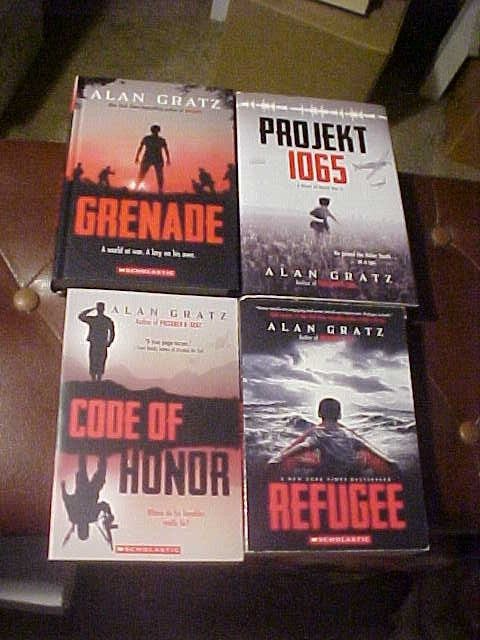 Lot of [4] Books Alan Gratz World War II Code of Honor, Refugee ...