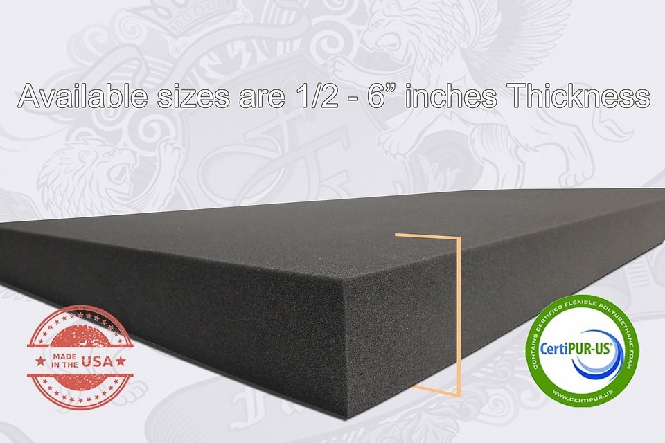 30"x82" Firm Rubber Foam Sheet Premium Seats Cushion Upholstery USA ...