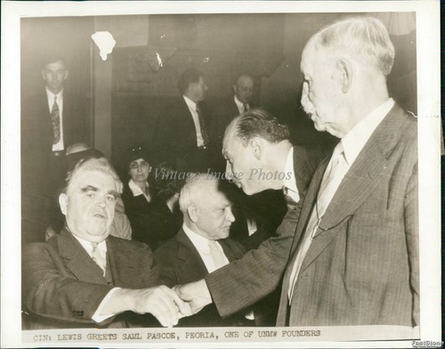 1944 John L Lewis United Mine Workers Sam Pascoe Founder Unions ...