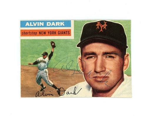 AL DARK signed 1956 TOPPS baseball card #148 GIANTS | eBay
