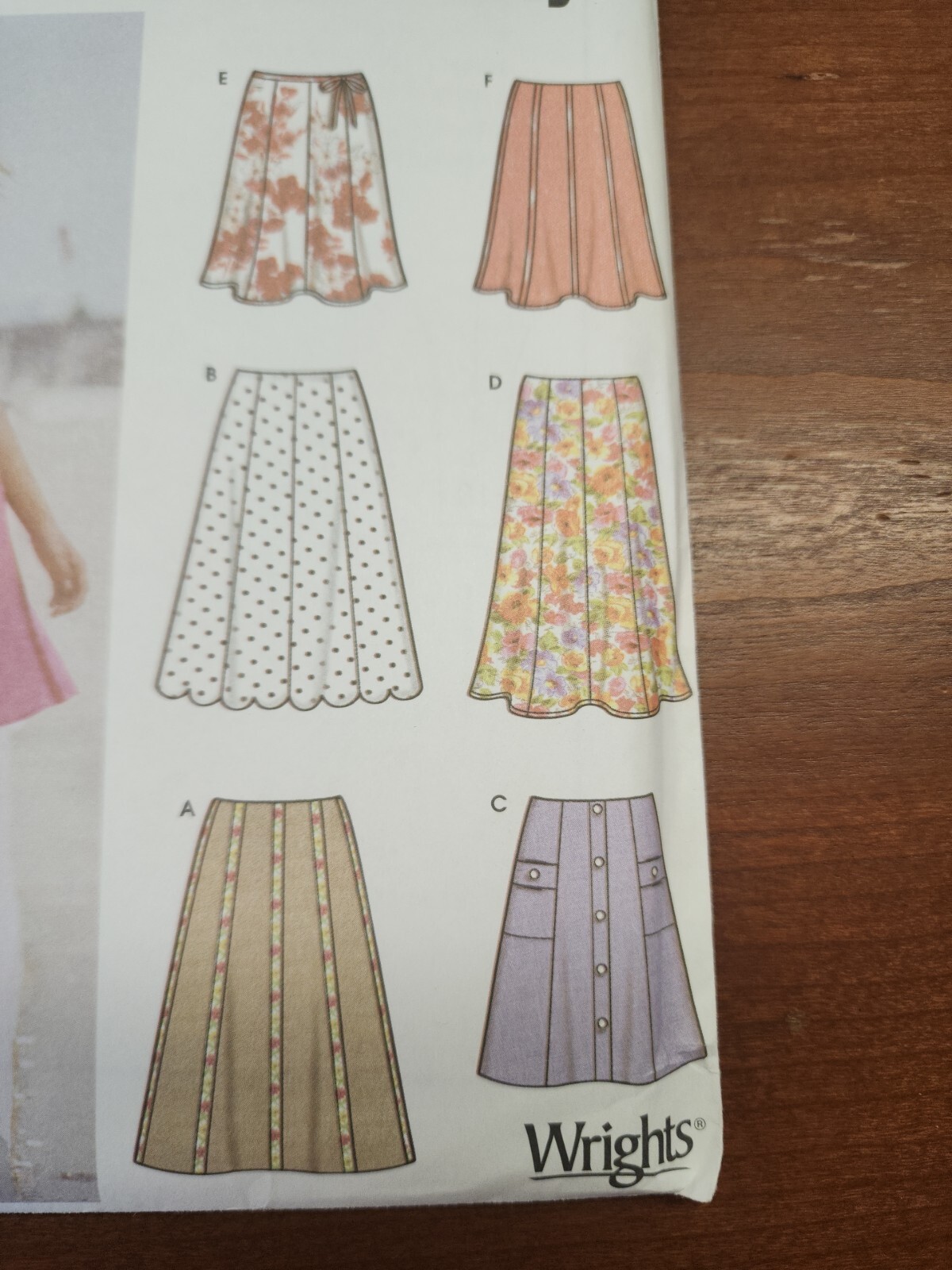 Simplicity Pattern 5199 UNCUT Misses Skirt Gored Two Lengths Size 6-8 ...