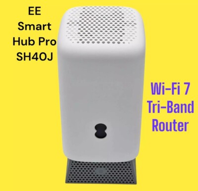 EE Smart Hub Pro Router - WiFi 7 - SH40J FTTP 119746 - Tri-Band 6GHz ...