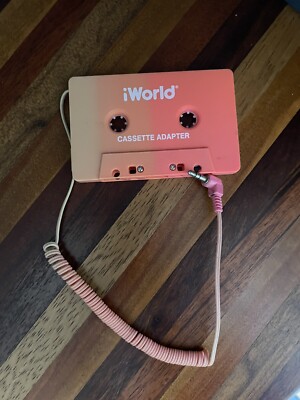 iWorld Cassette Adapter For iPod iPhone MP3 Retro Vintage Pink | eBay