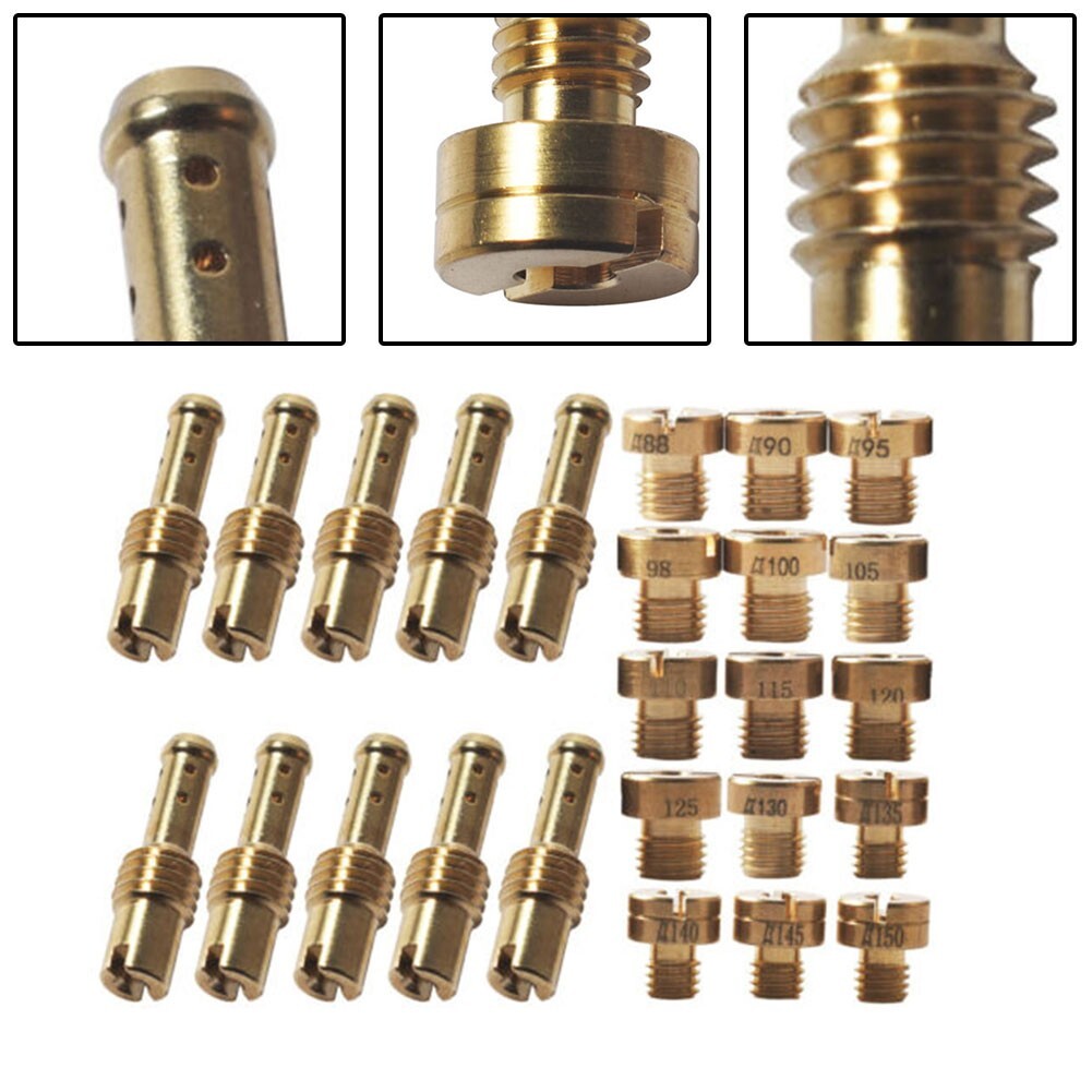 ?Carburetor Main Jet Kit High Quality For Mikuni VM22 VM24-125/150/200 ...